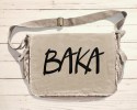 Baka (text) Messenger Bag